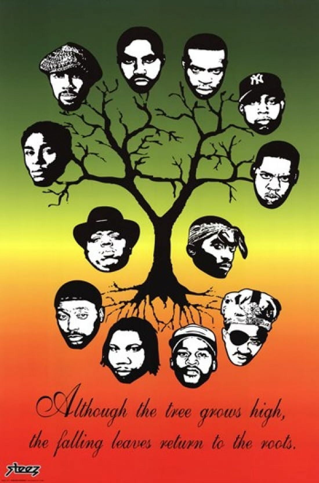 Roots Tree Poster by Steez (24 x 36) - Walmart.com