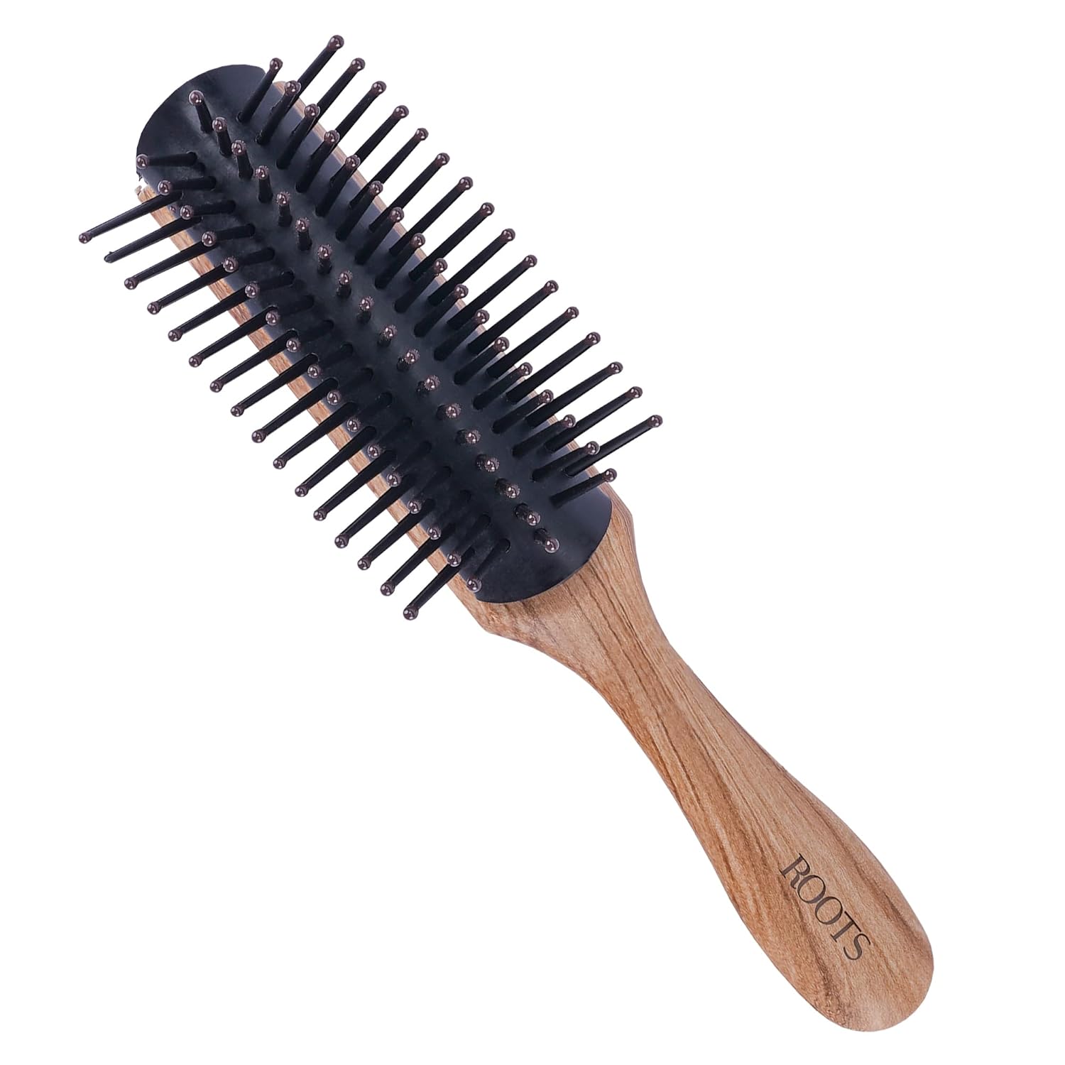 Roots Truglam Hair Brush Wooden Print and Perfectly Rounded Bristles ...