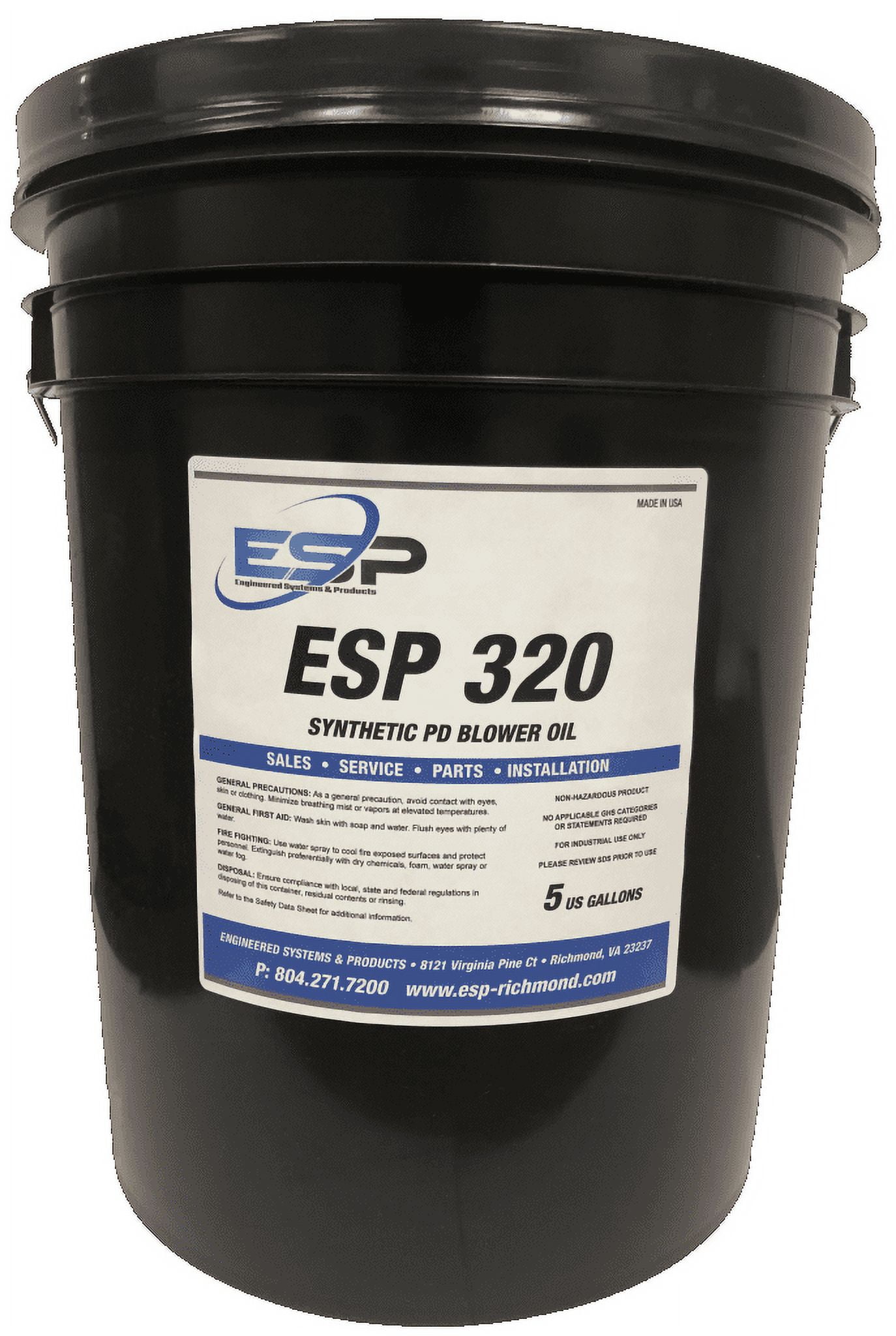 Roots and All Major Brands Blower, ISO 320 Oil, 5 Gallon Pail ...