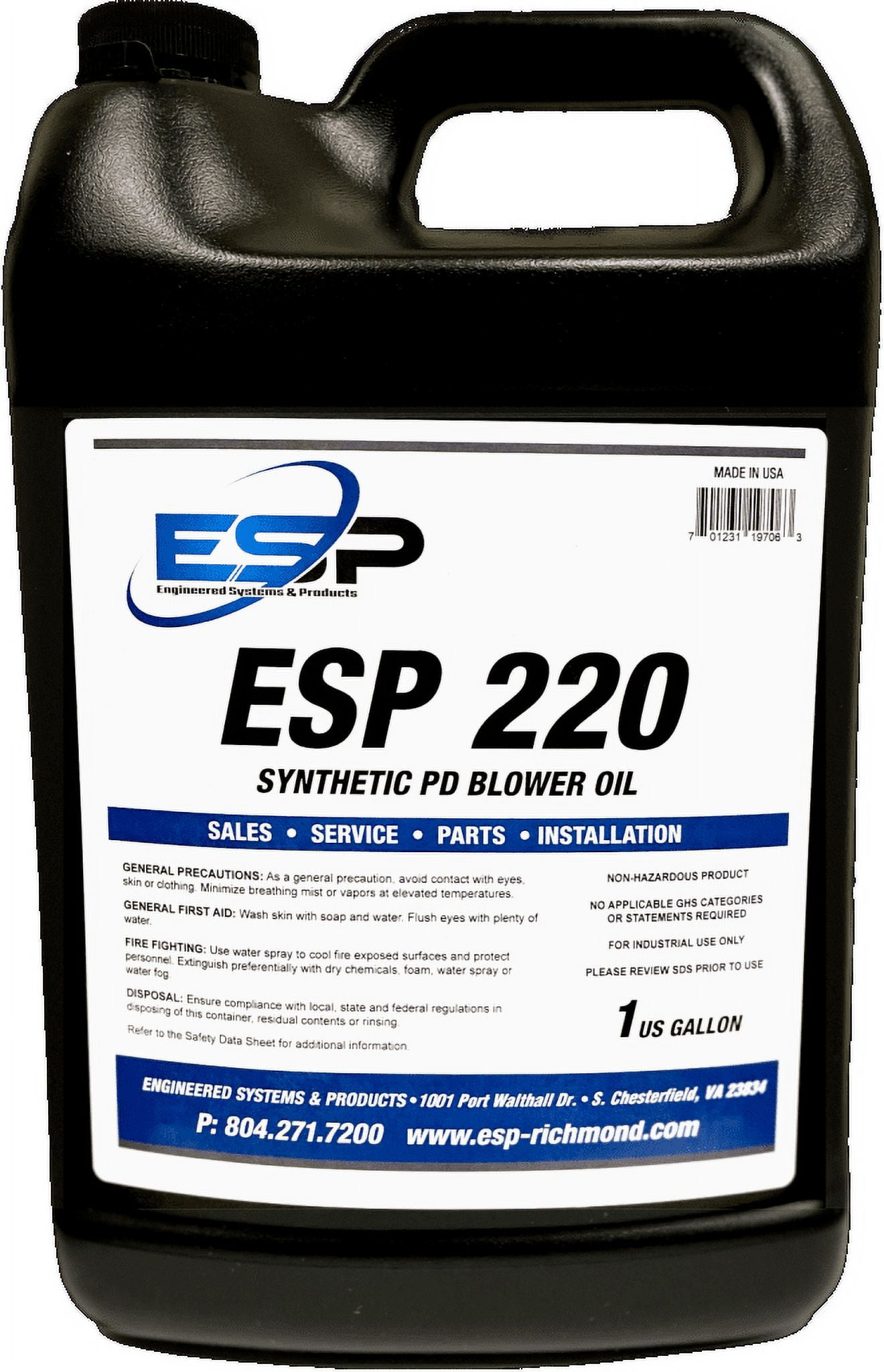 Roots and All Major Brands PD Blower Oil, ISO 220, 1 Gallon ...