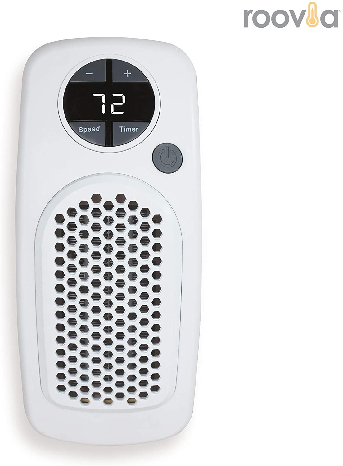 Roovia Compact Personal Space Heater, 600W Plugin Plug-in Personal ...