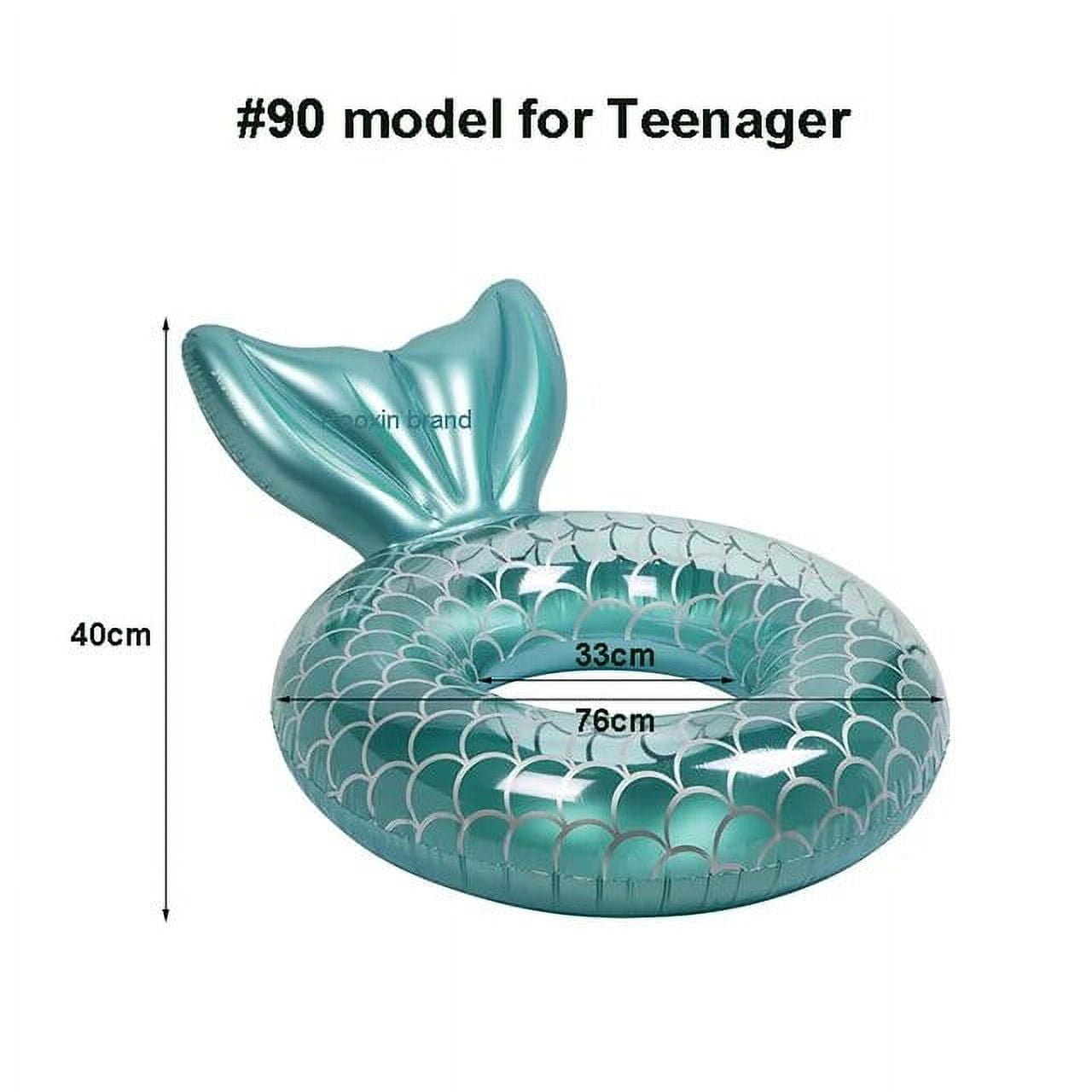 Rooxin Inflatable Pool Float Swimming Ring for Adult Kids Mermaid With ...