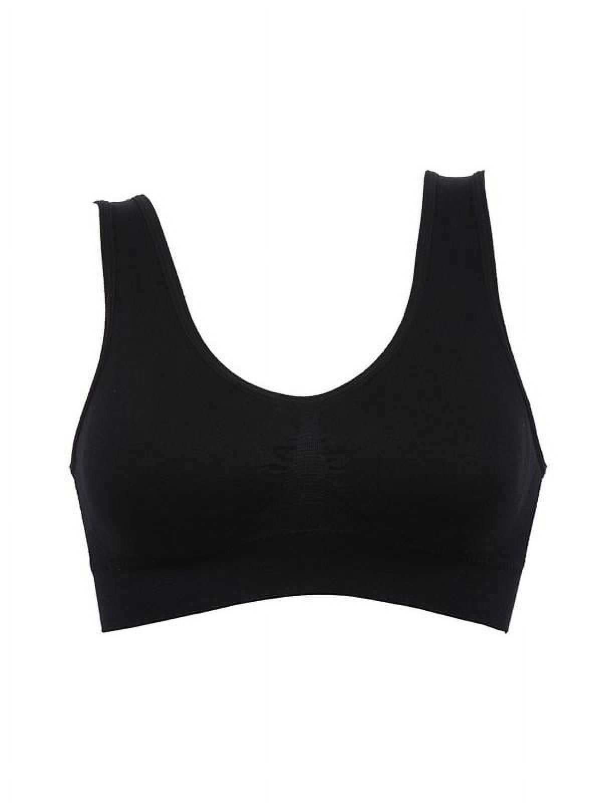 Ropalia Gym Sports Bra Vest Cropped Underwear Padded Bras - Walmart.com