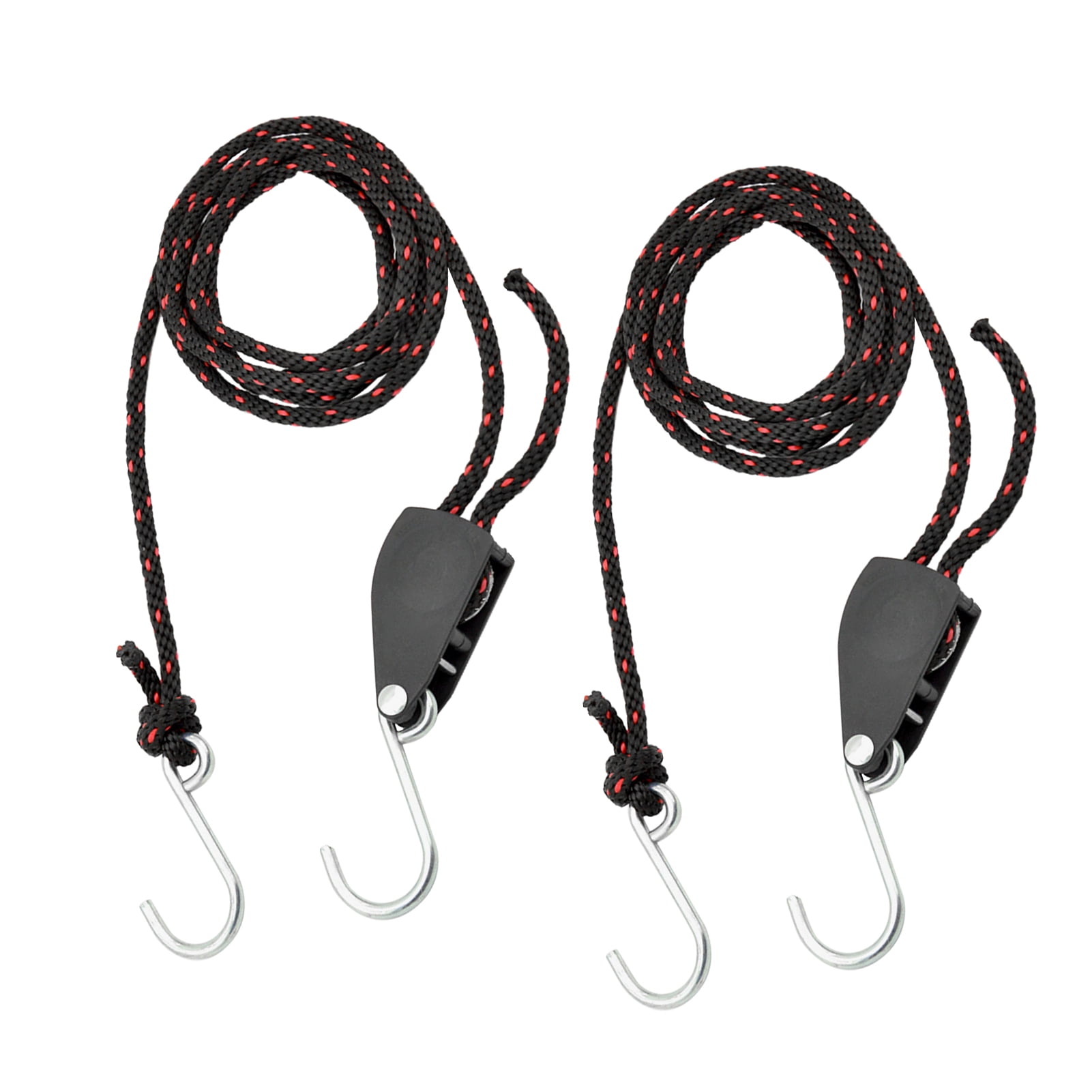 Rope 2pcs Kayak Tie Down Straps Ratchet Pulley Ropes Adjustable Ropes ...
