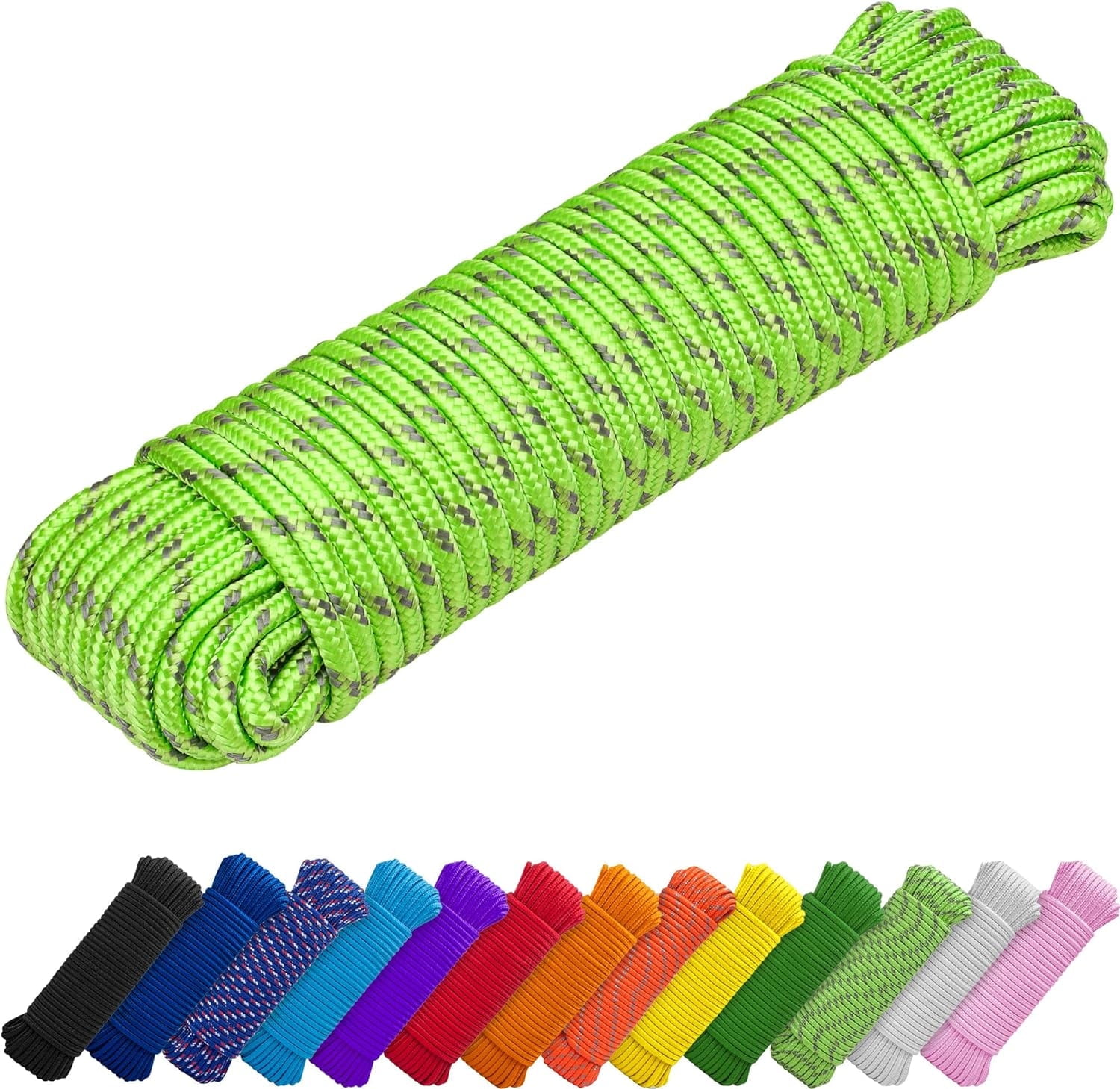 Rope – 90 Feet x 1/4 Inch (7mm) – Strong All-Purpose Utility Rope ...