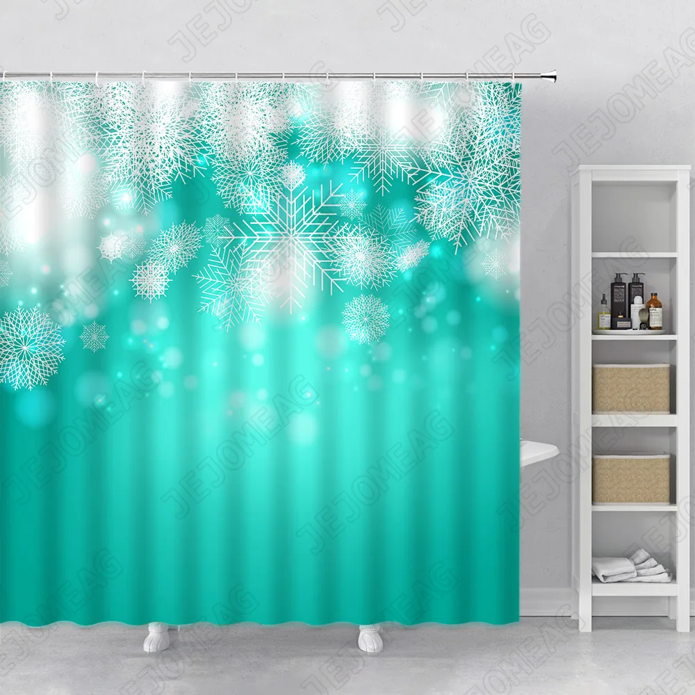 Rope Ball Shower Curtain Dreamy Sky Blue Background Simple Bath Curtain ...