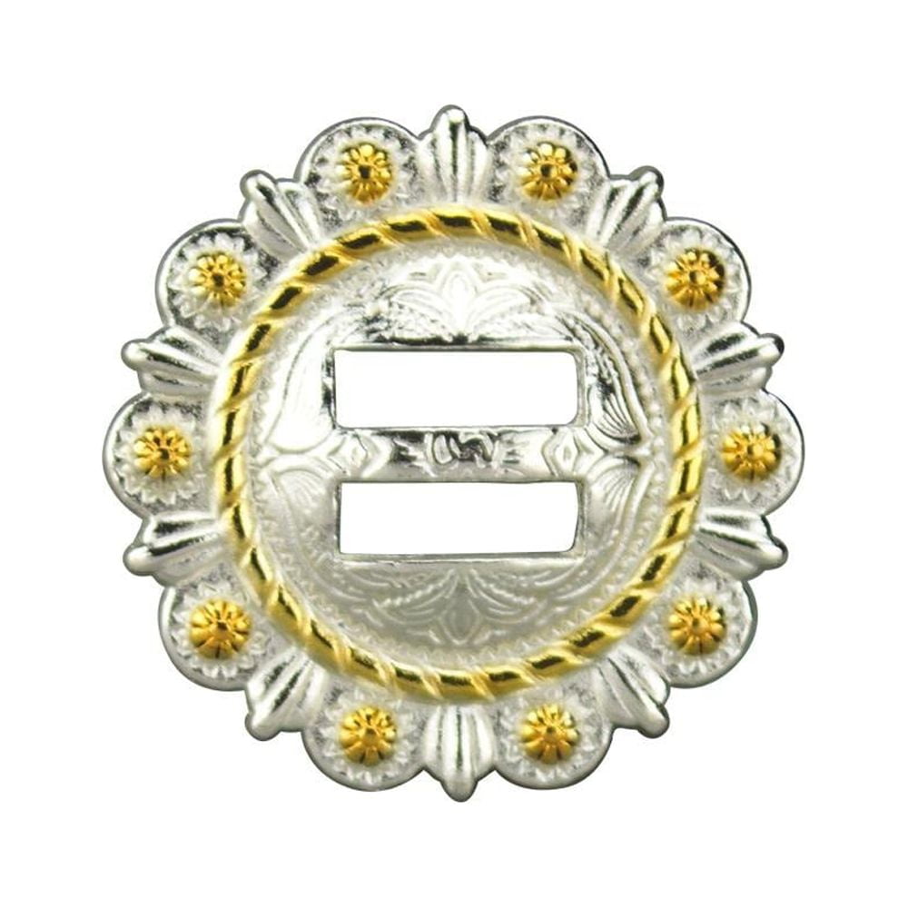 Rope Berry Slotted Conchos, 38mm (1-1/2") (SP/GP) - Walmart.com