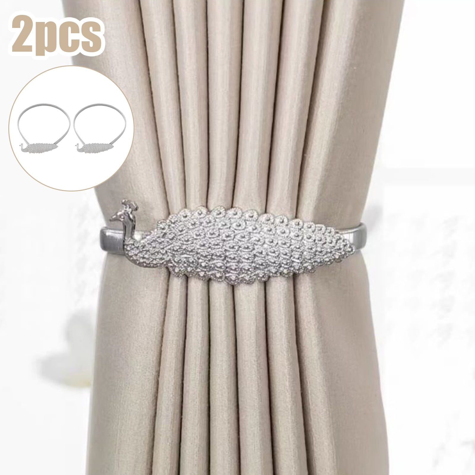 Rope Binding Leaf Binding Metal Rope Curtain Curtain Home Decor 2024