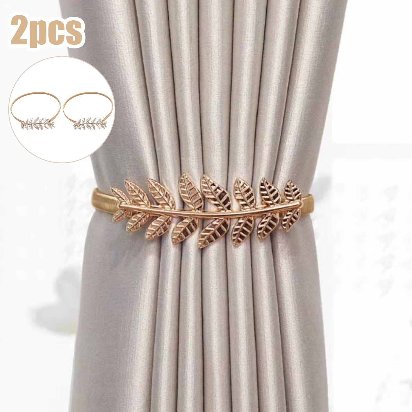 Rope Binding Leaf Binding Metal Rope Curtain Curtain Home Decor 48