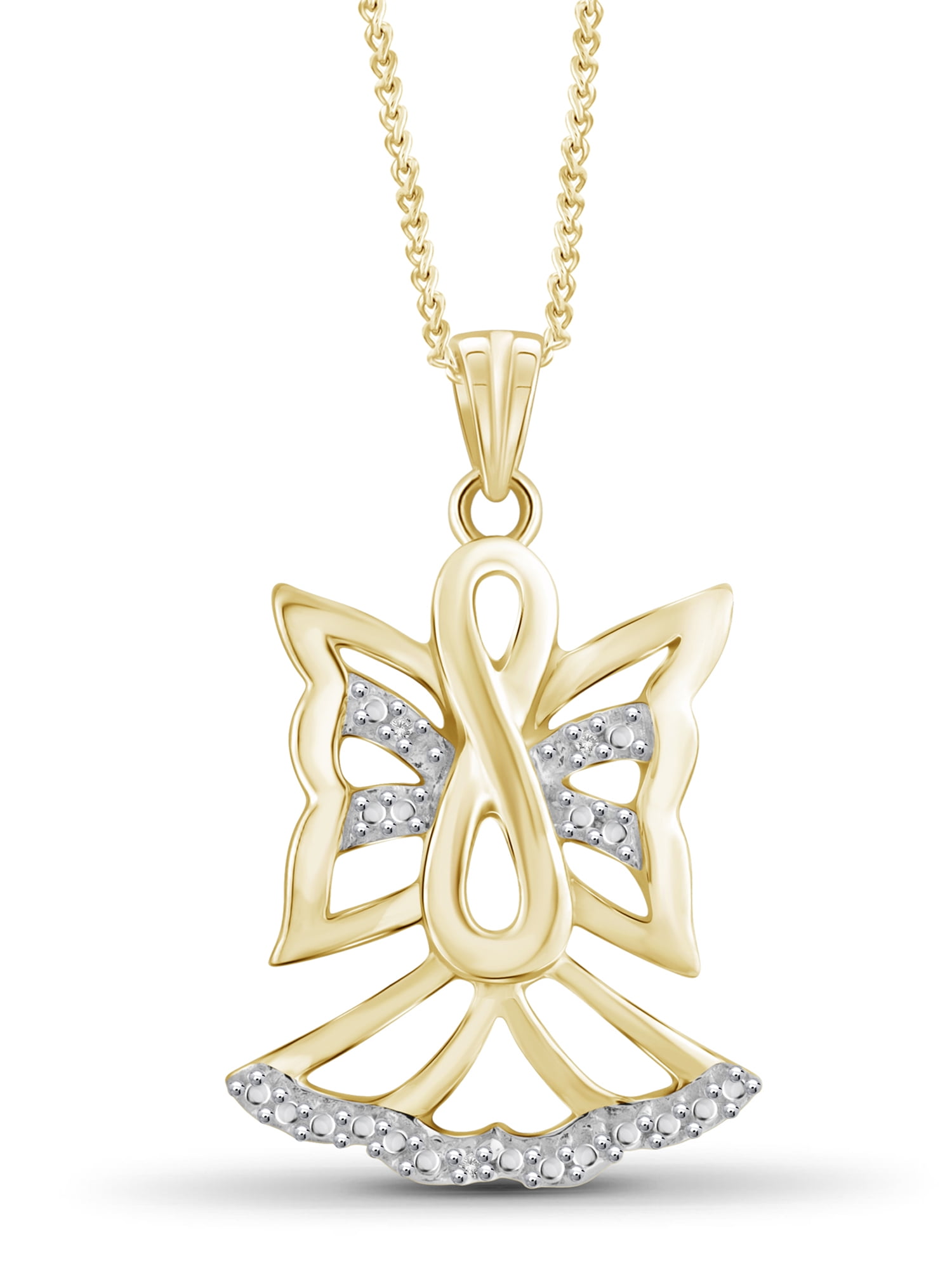 Rope Chain Necklace for Women – 14K Gold Plated Angle Necklace with ...