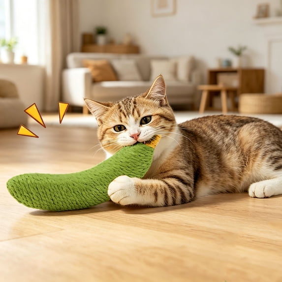 Rope Chew Toy, Banana Shape, Built-In Squeaker Inside, Natural Fiber ...