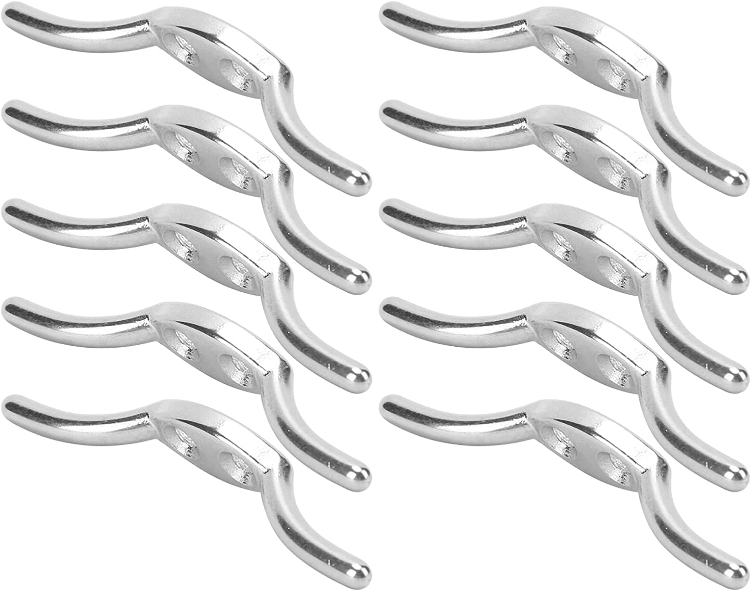 Rope Cleat Hook, 2 in Stainless Steel Boat Rope Cleats Hook Flagpole ...