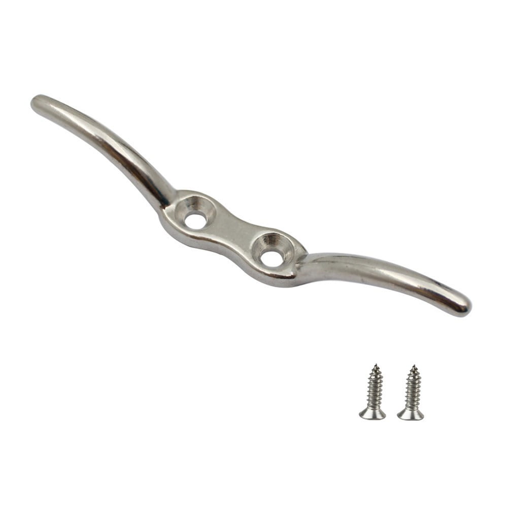 Rope Cleat Hook Hardware Flag Pole Accessory Stainless Steel Halyard ...