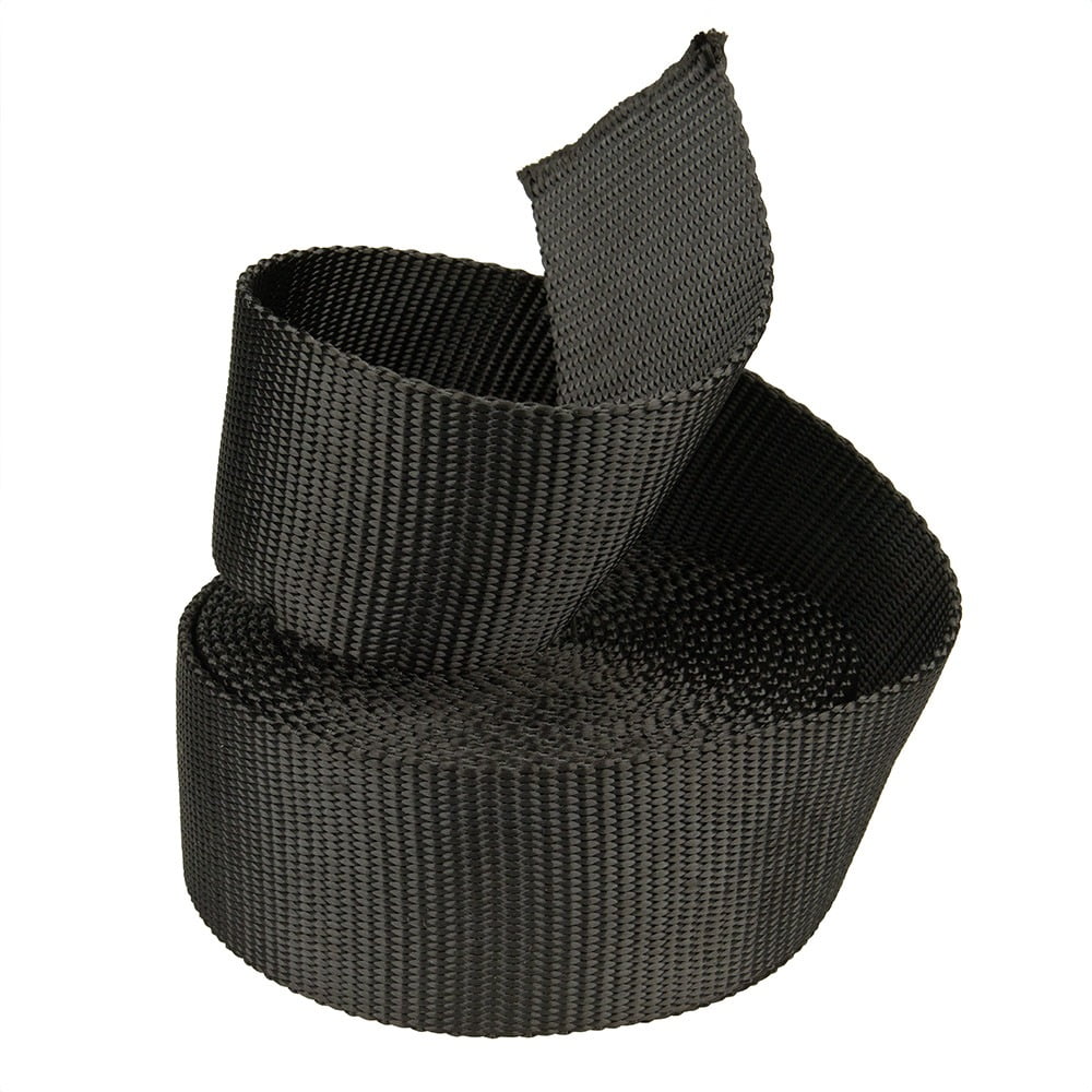 Rope & Cord Black Nylon Webbing – Great Options for Camping, Hauling ...
