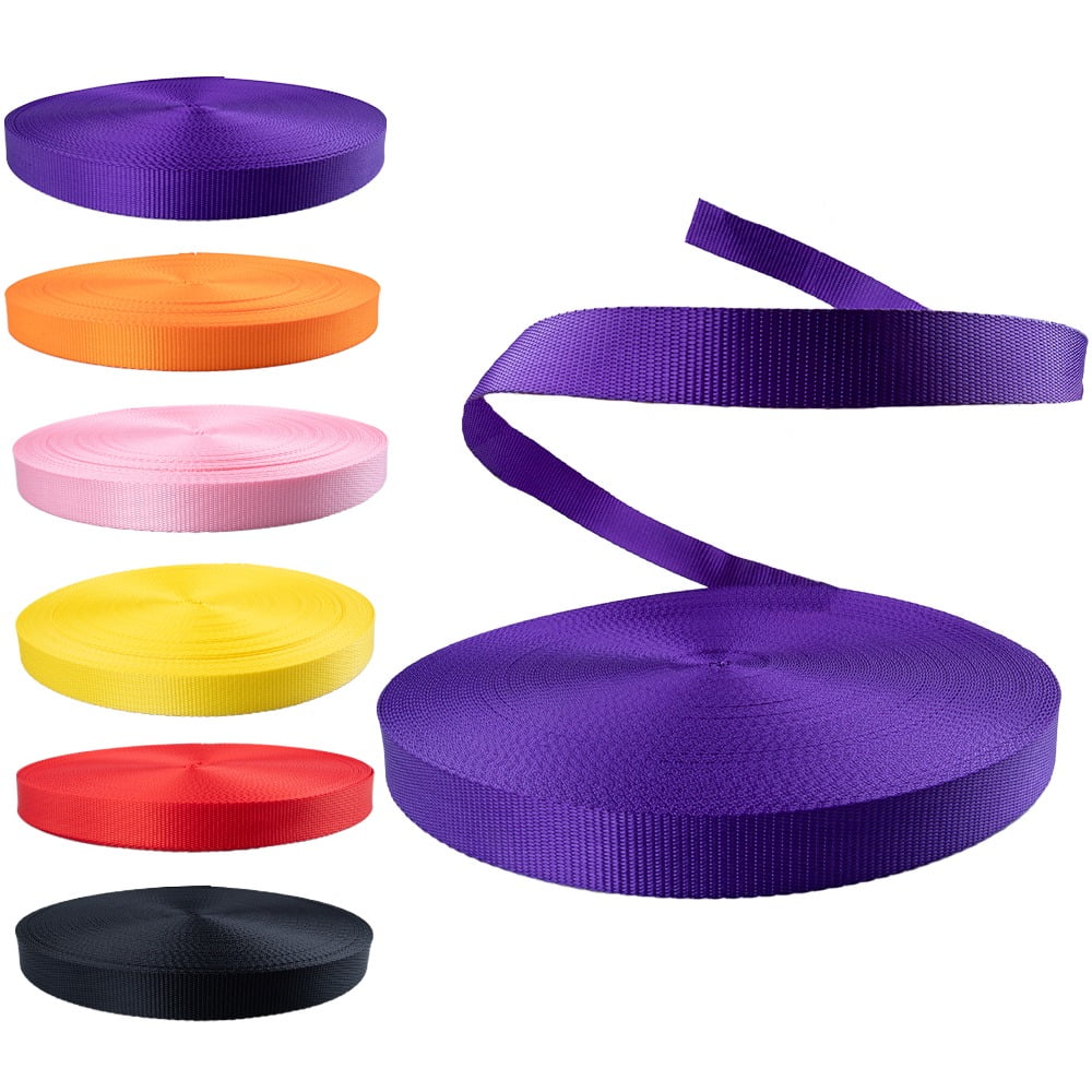 Rope & Cord Polyester Webbing – 25 mm. Low Stretch Extra Stable Webbing ...