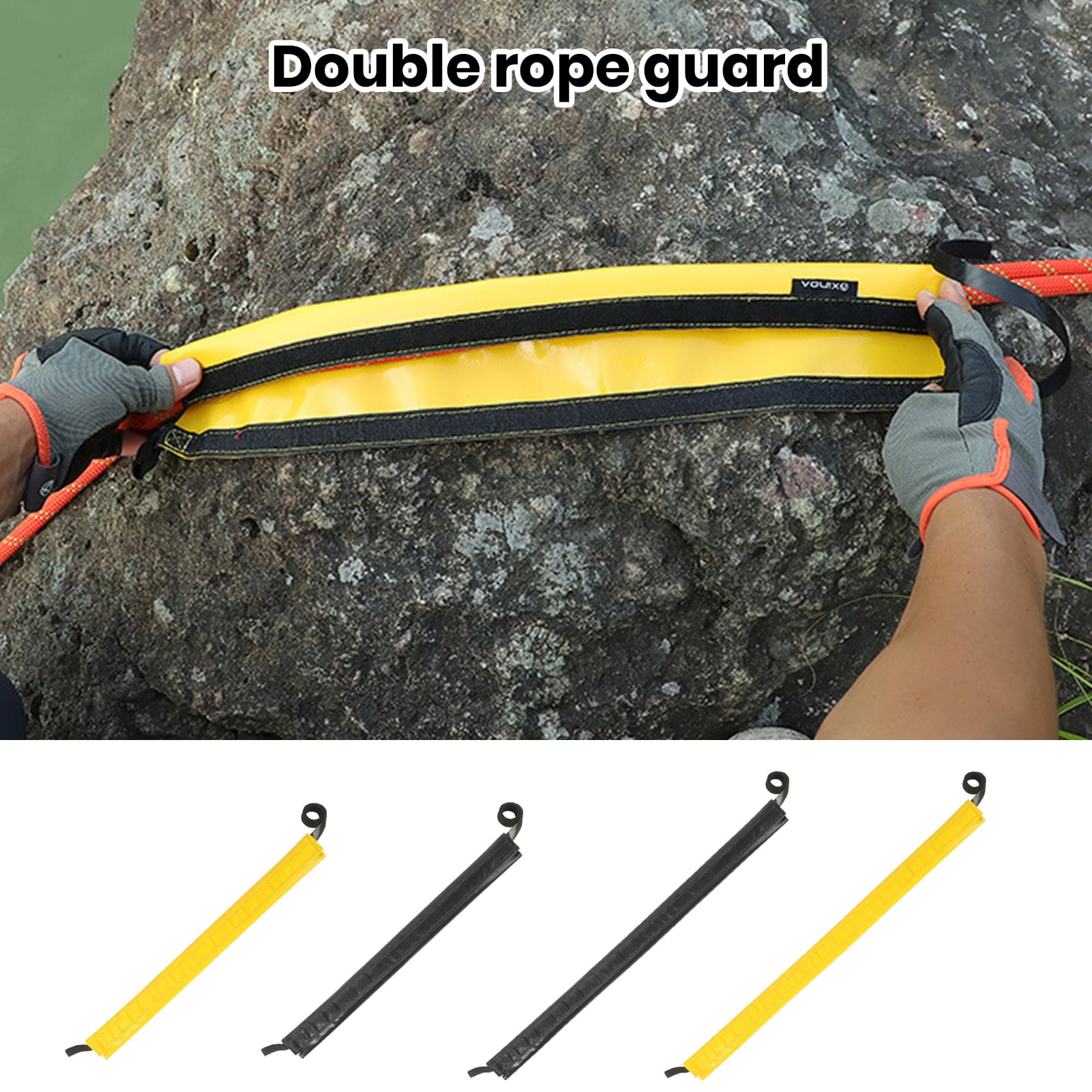 Rope Cover Portable Anti-Wear Climbing Rope Protector Sleeve with ...