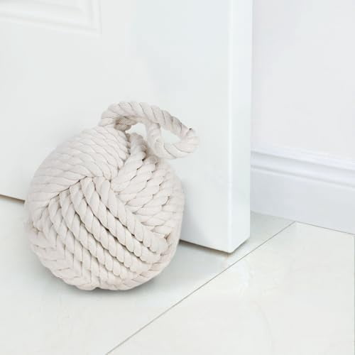 Rope Knot Door Stops Decorative Nautical Ball Door Stopper Handmade ...