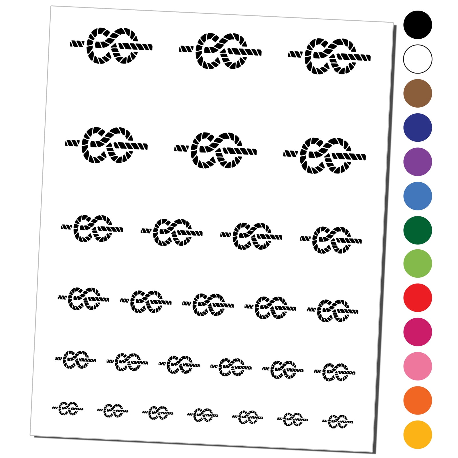 Rope Knot Sailing Figure Eight Flemish Knot Water Resistant Temporary ...