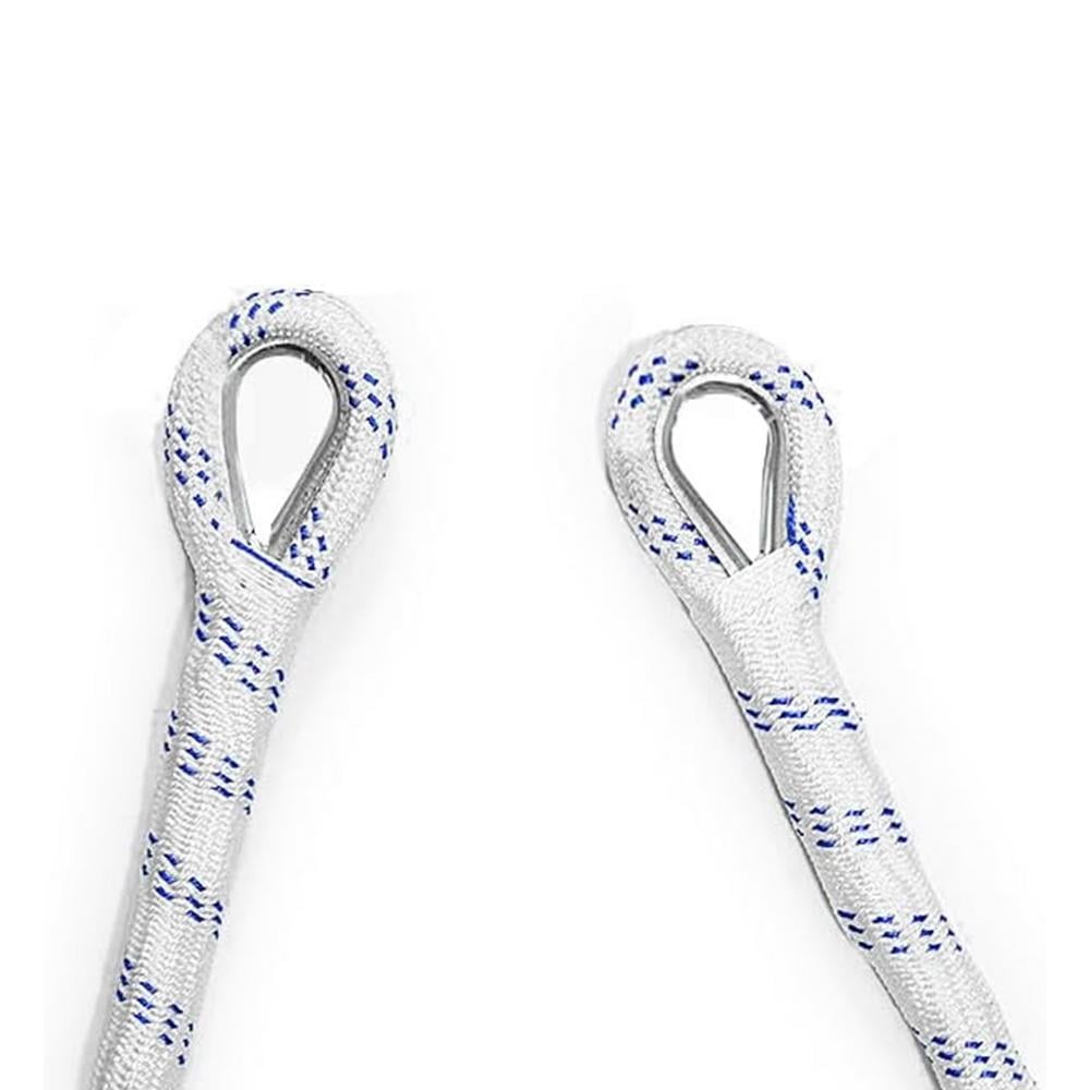 Rope Ladder with Hooks 20 Meters Fire Escape Ladder with 300Kg Bearing ...