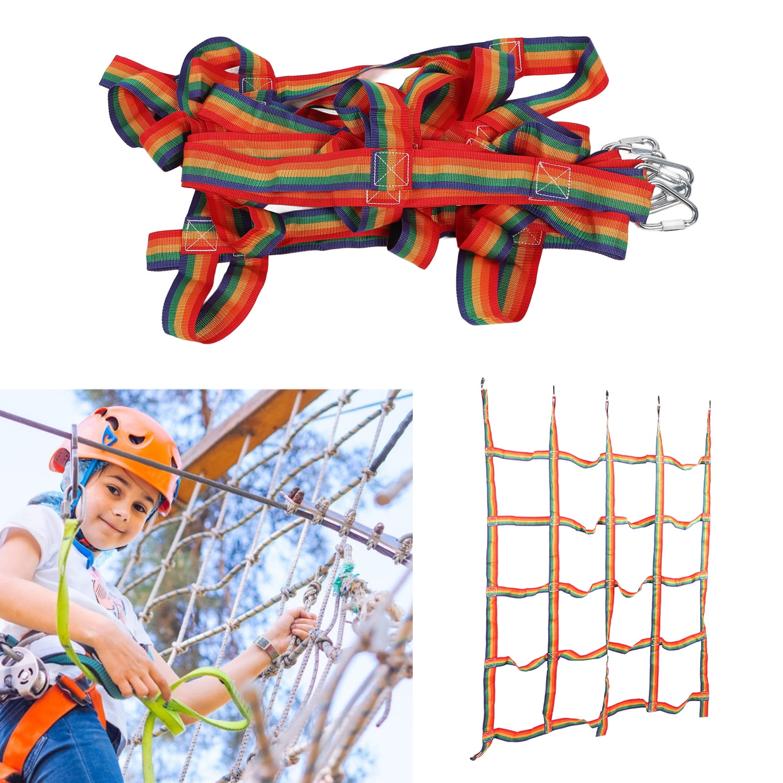 Rope Ladder, Multi Functional High Load Capacity Kids Climbing Net PP ...