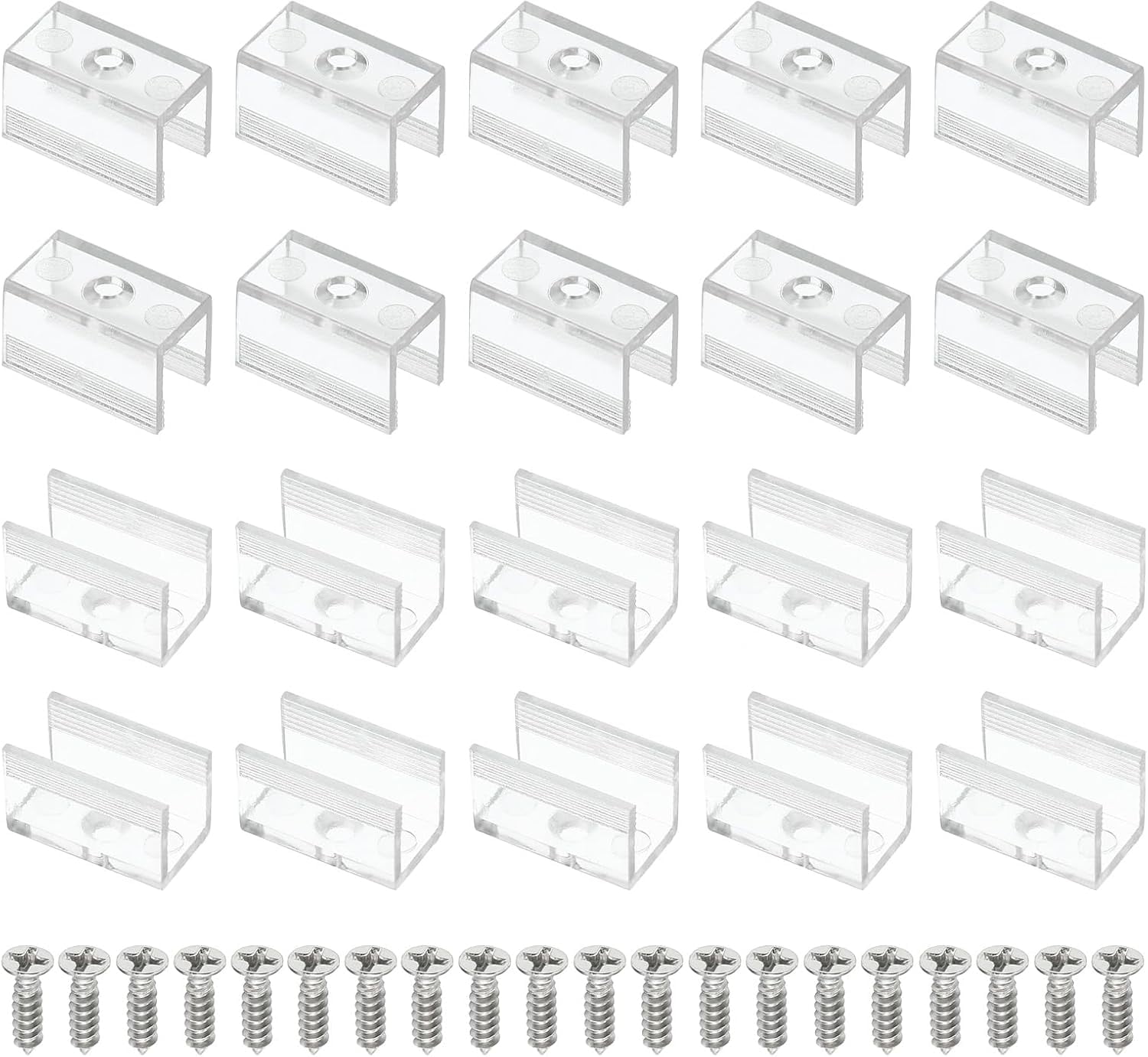 Rope Light Mounting Brackets, 100pcs Neon Light Fixing Clip Clamp ...