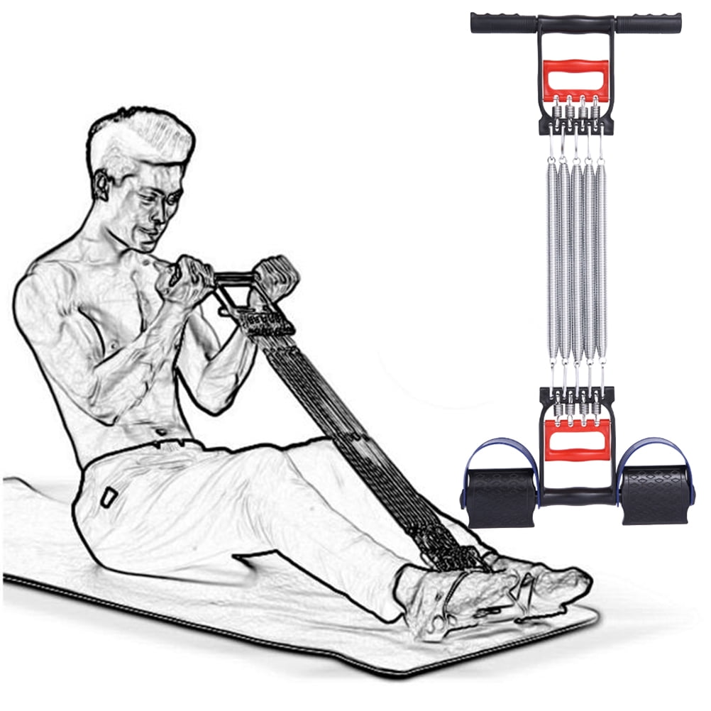 Rope Muscle Trainer Fitness Multifunctional Expander Spring Exerciser ...