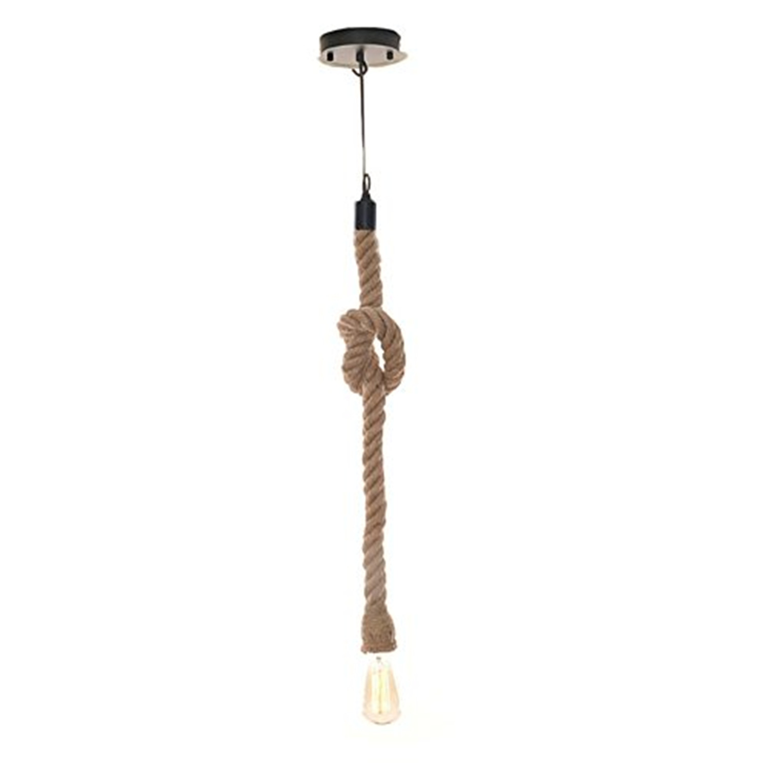 Rope Pendant Lamp - Single Bulb - Walmart.com