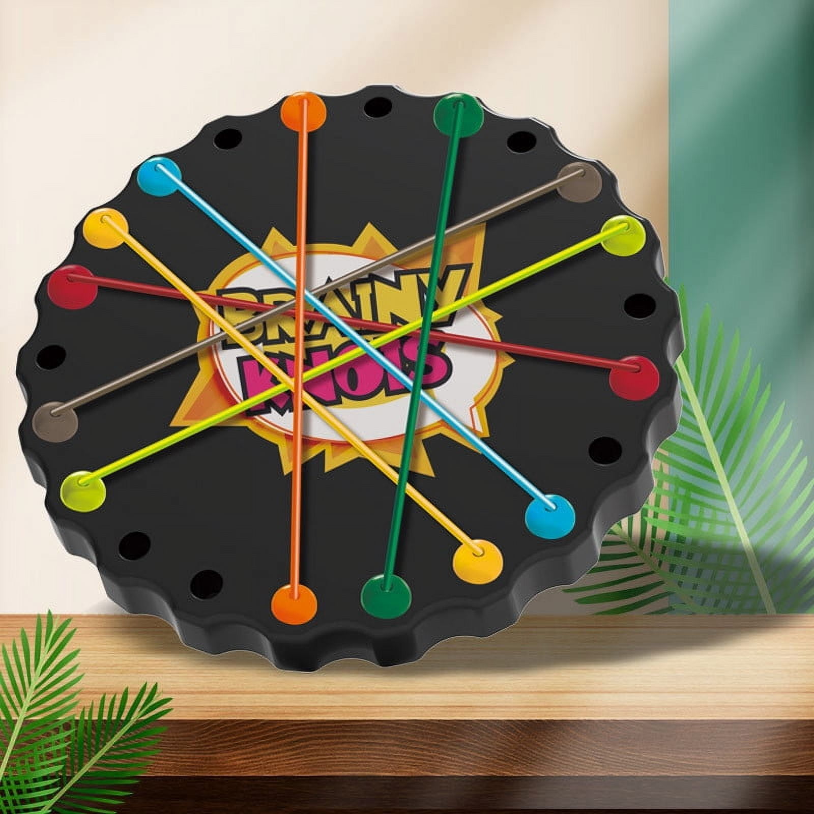 Rope Puzzle Game Board - Brain Teaser Strategy Unraveling Knot Game ...
