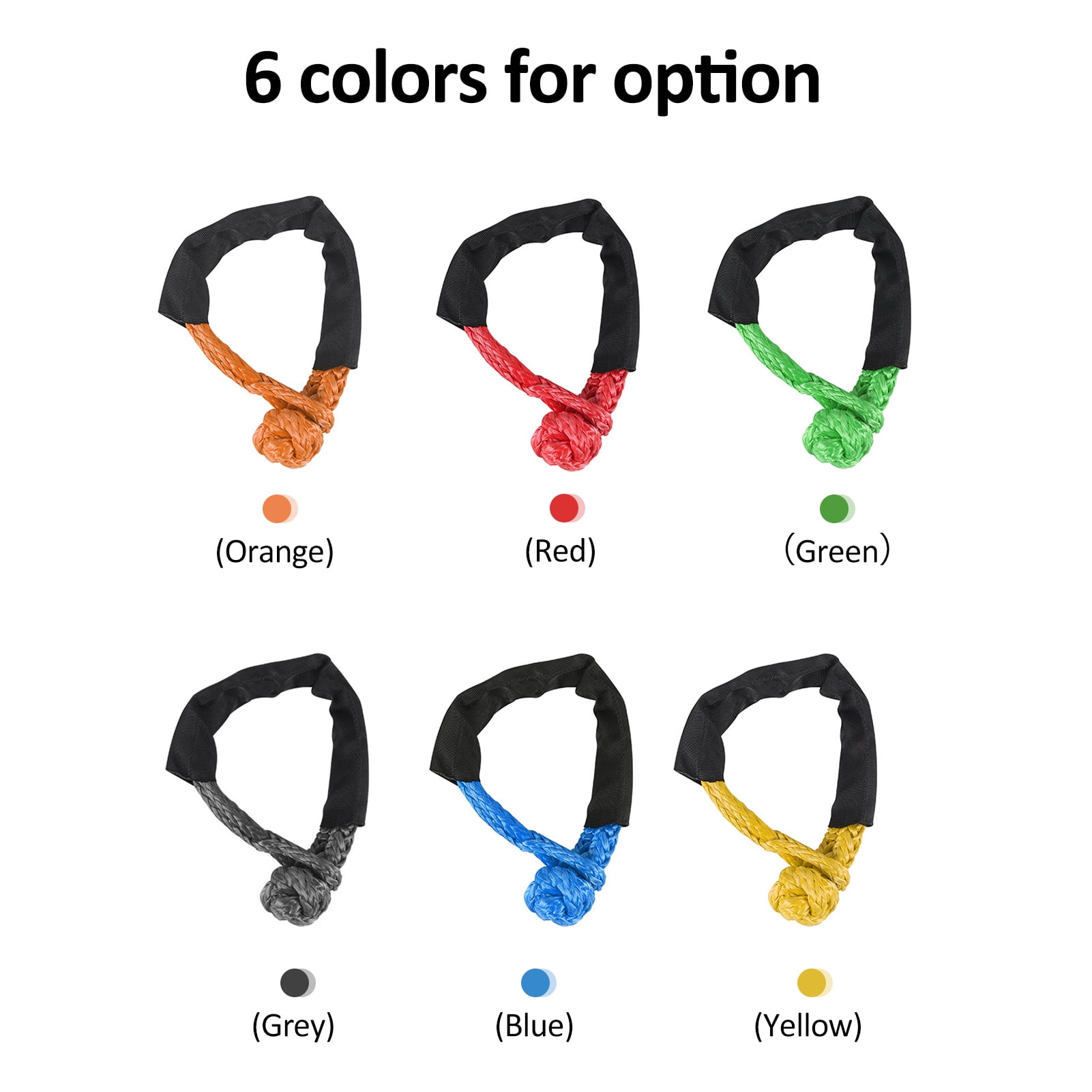Rope,Recovery Rope With Atv Utv Suv Synthetic Soft Soft Off-road ...