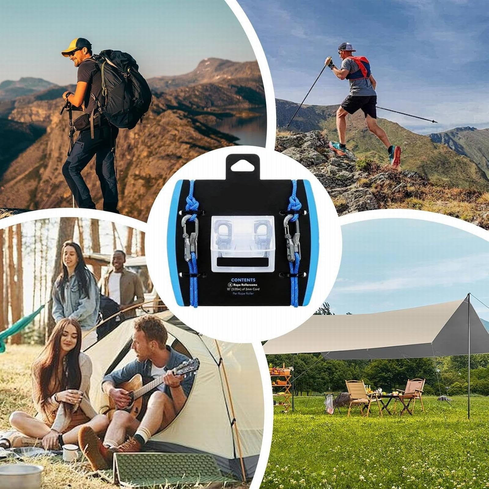 Rope Roller Paracord with Roller cam Technology - Easy Secure Tie Down ...