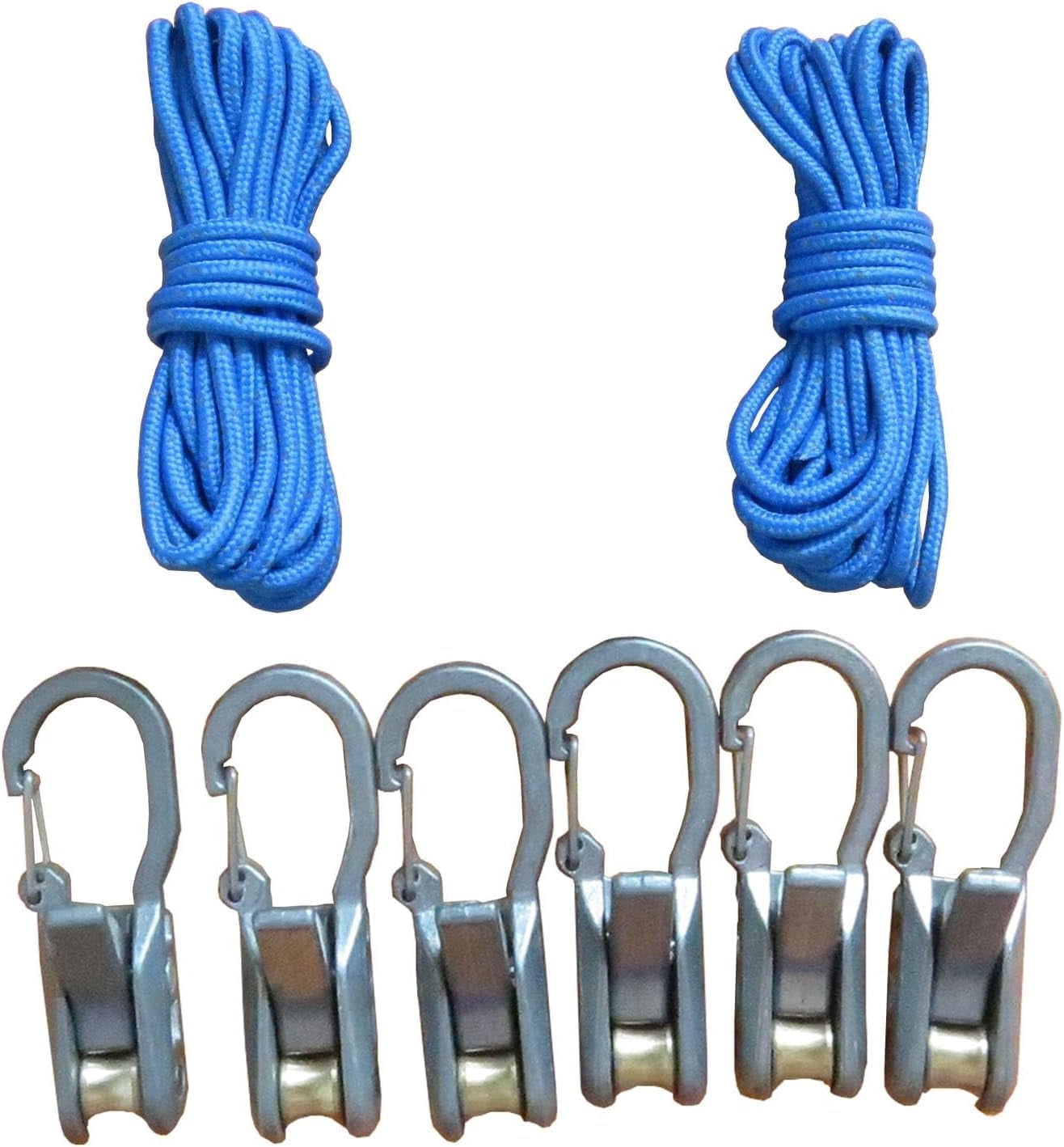 Rope with Roller Tensioner - 6-Pack Professional Paracord Adjusters ...