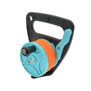 Scuba Diving Compact Finger Spool with Plastic Handle 65ft - Orange ...