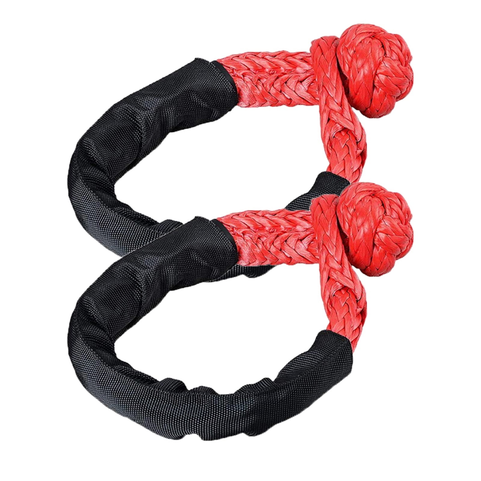 Rope Shackle Synthetic Car Flexible Shackles 38,000lbs Recovery Ring ...