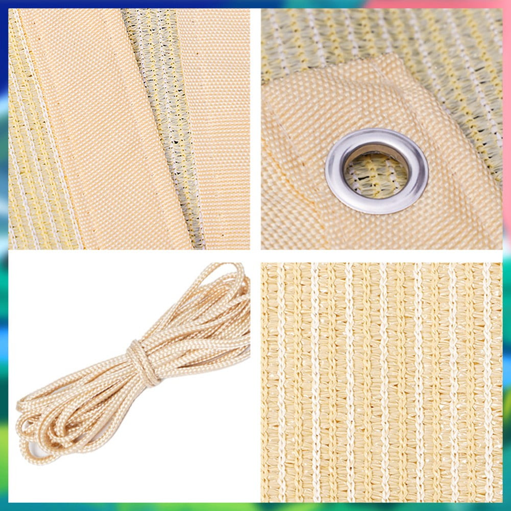 Rope Shade Cloth Sail Net Cloth Shade Cloth Sun Shade Sunscreen Patio ...