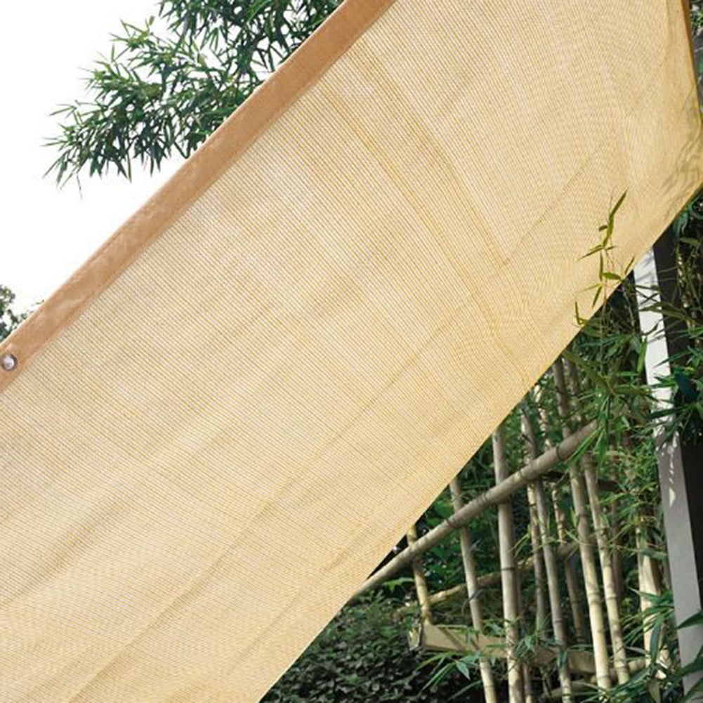 Rope Shade Cloth Sail Net Cloth Shade Cloth Sun Shade Sunscreen Patio Awning Cover PE High ...