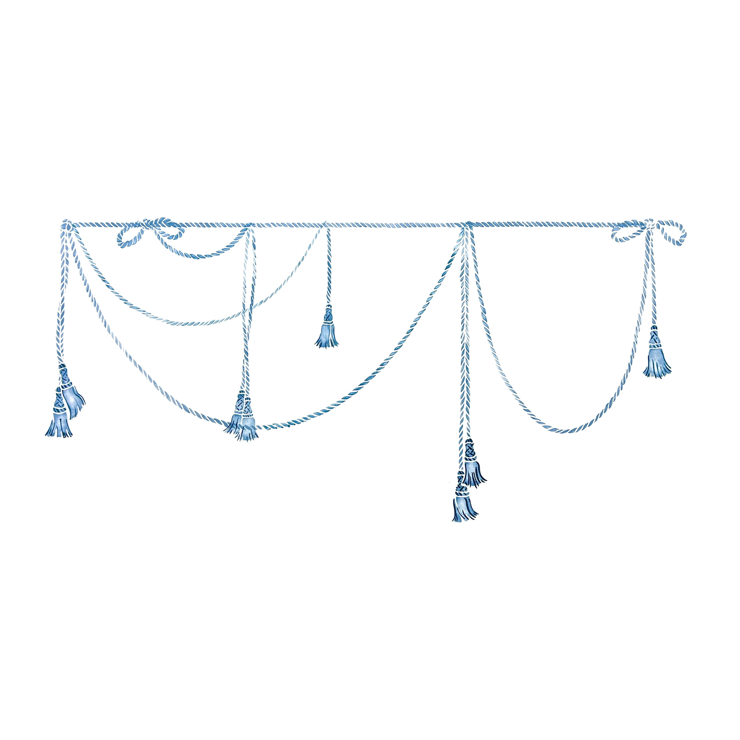 Rope Swag Wall Stencil by DeeSigns - Walmart.com