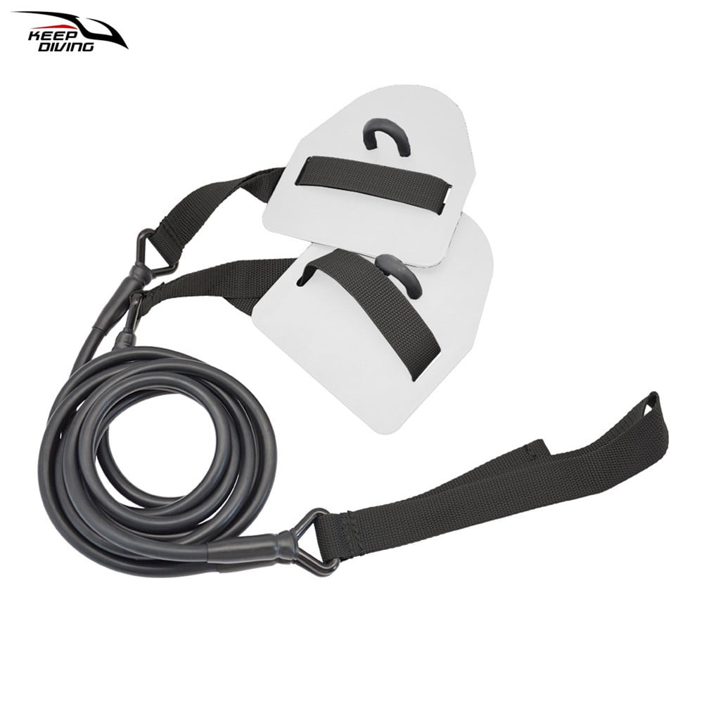 Rope Swimming Training Rope Pull Rope Resistance Band Black/White ...