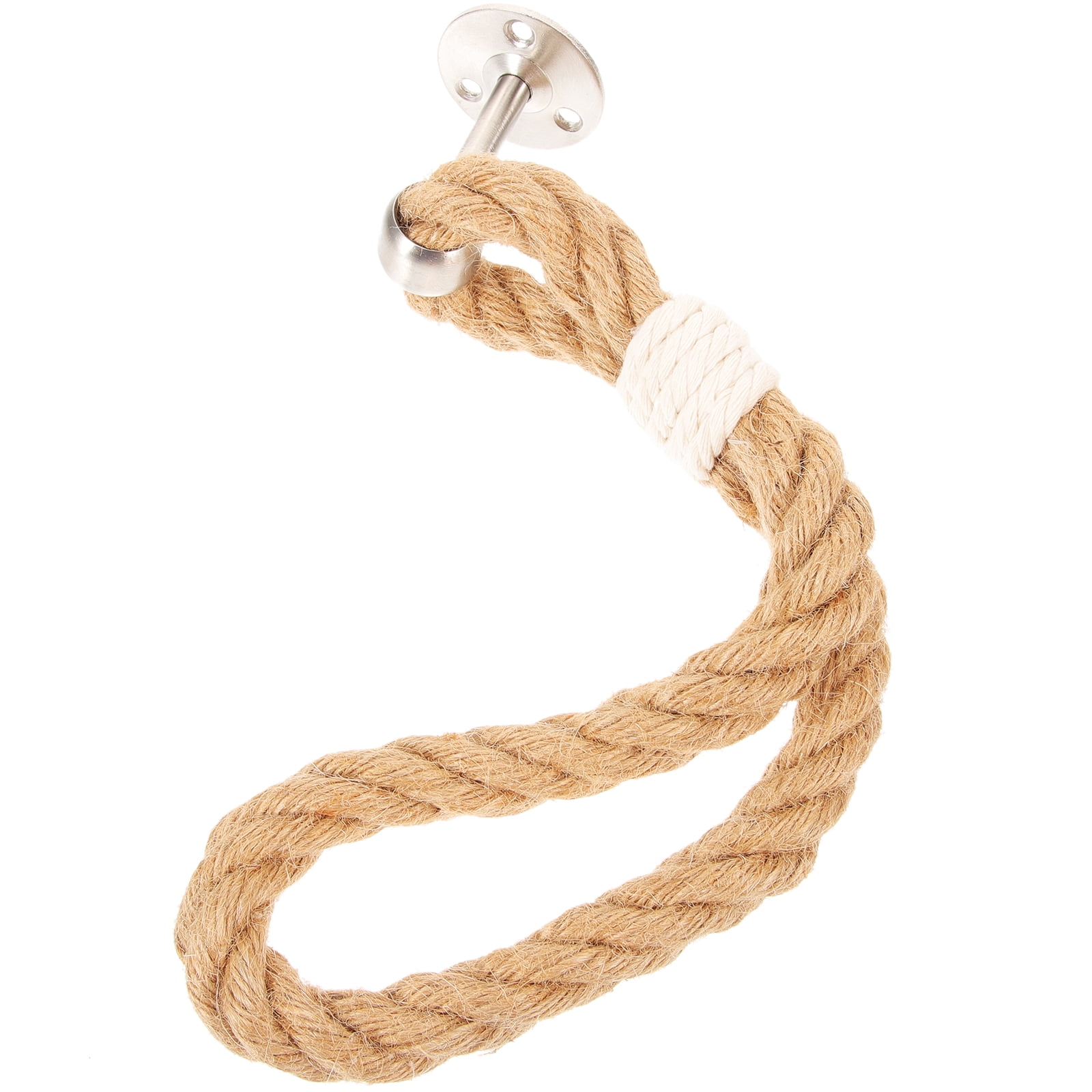 FENGGUIQU Vintage European Style Cotton Ropes Hand Towel Holder Rustic ...