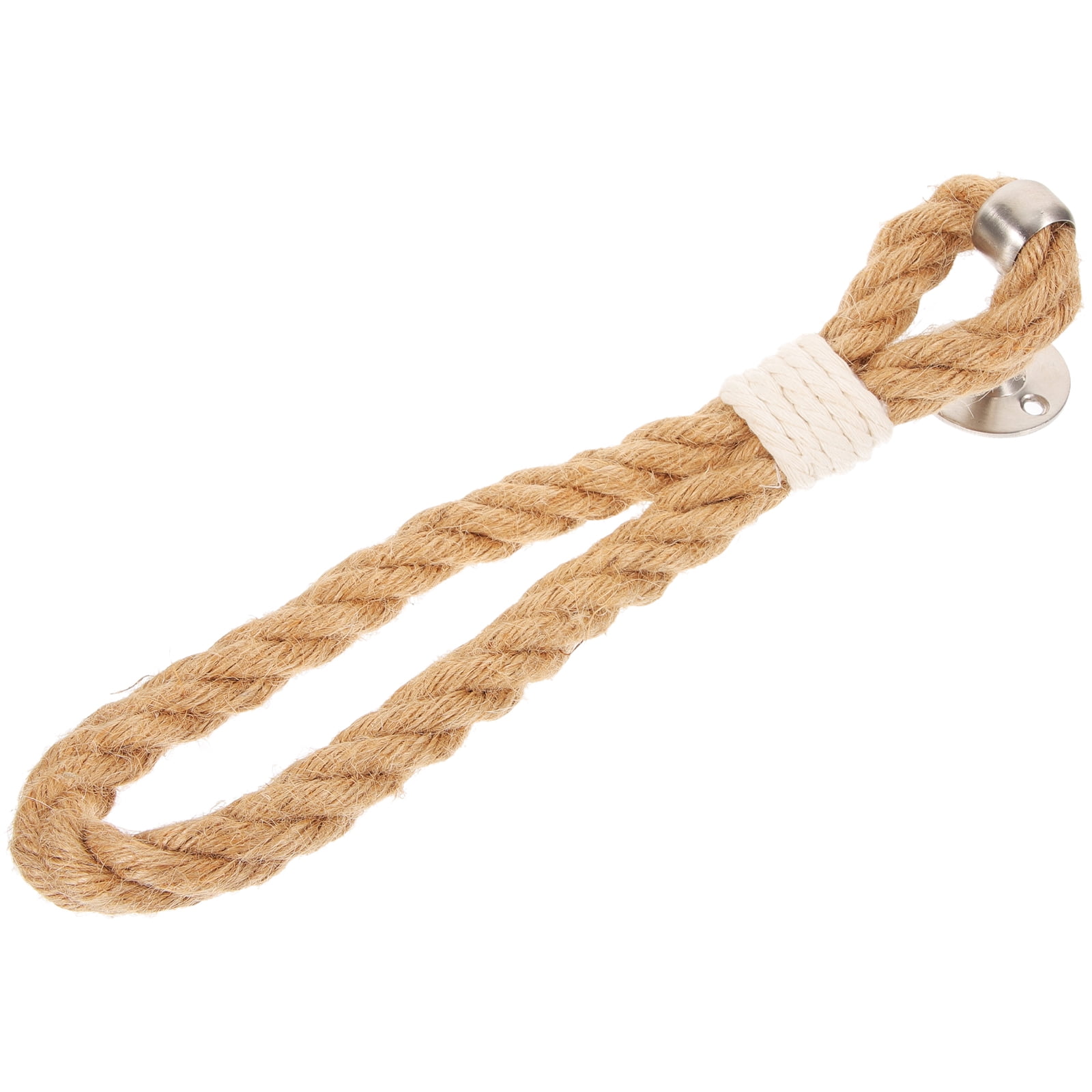 Rope Towel Ring Toilet Paper Holder Towel Shelf Hanging Paper Towel ...
