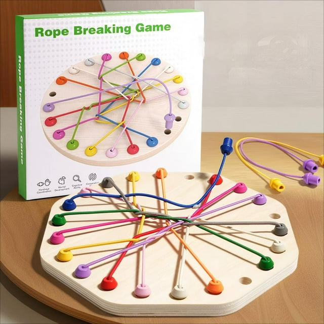 Rope Untangling Puzzle for Children,Stress Relief Toy, Logical Thinking ...
