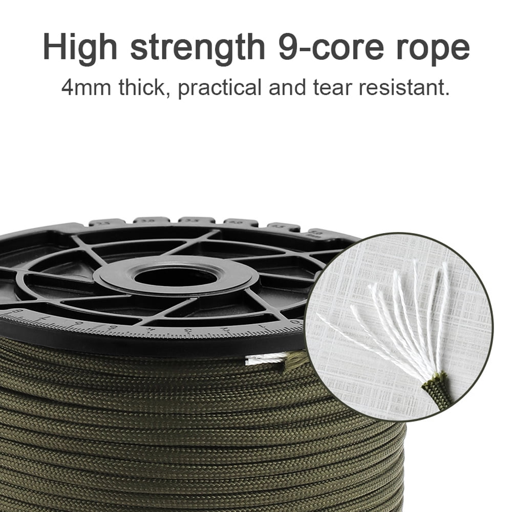Rope,Wind Rope Rope Clothesline Tent Wind Tent Wind Rope Spool 9-core ...