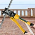 Rope YQK300 Wire Balustrade Crimper, Hydraulic Hand Crimper Tool Yellow ...