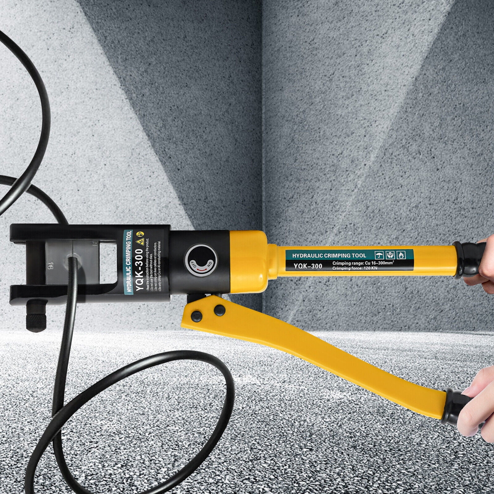 Rope YQK300 Wire Balustrade Crimper,Yellow Tonne Hydraulic Crimping ...