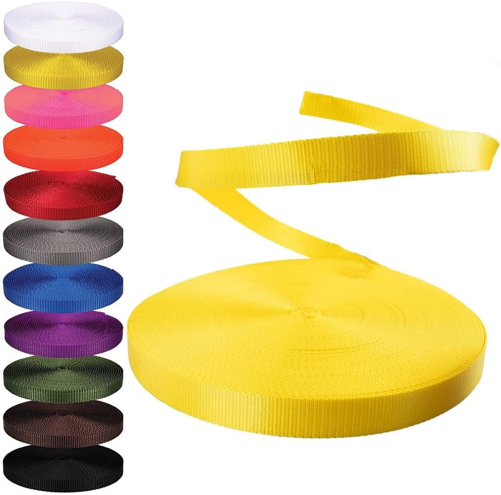 Rope and Cord Nylon Webbing – 1 in. Multipurpose Webbing for Cargo ...
