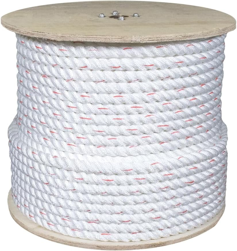 Rope and Cord Twisted Poly-Dacron Rope – High Strength Utility Rope ...