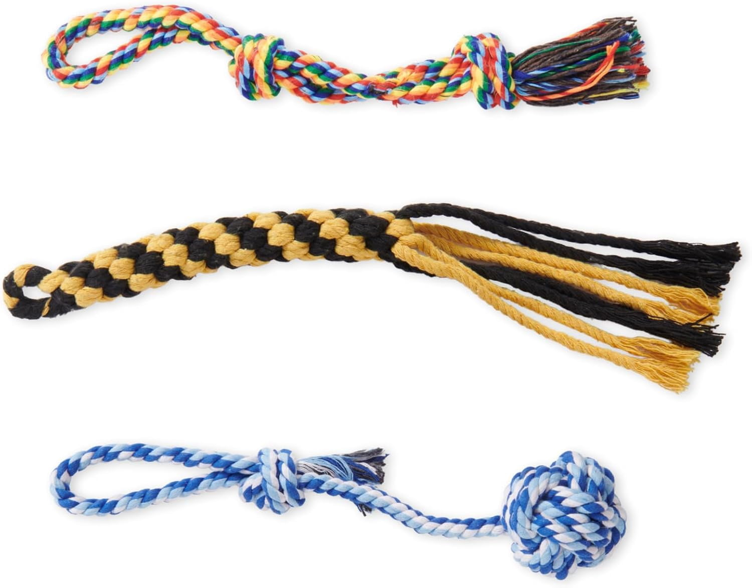 Rope for Aggressive Chewers - 3 Packs Indestructible for Small Medium ...