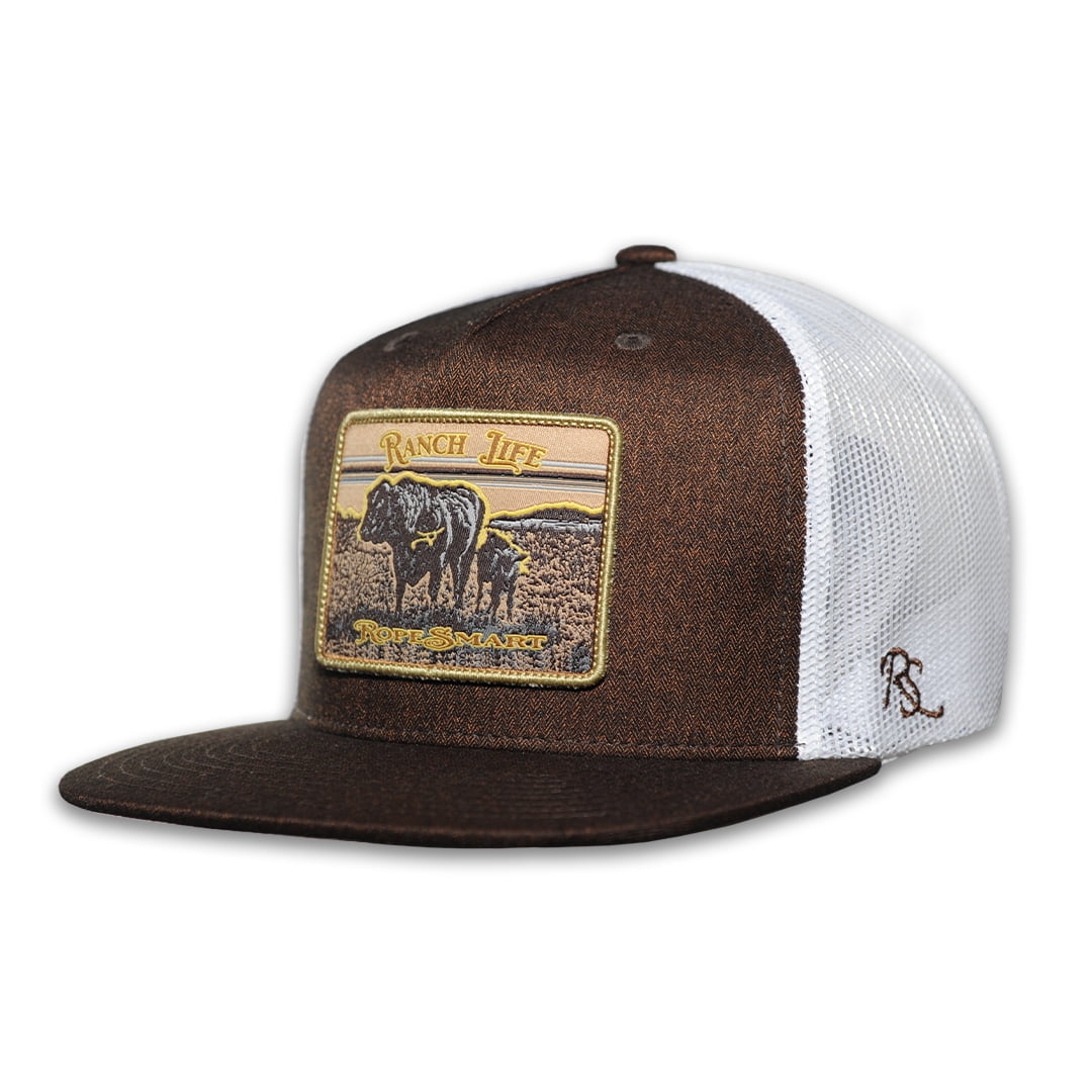 RopeSmart Ranch Life Brown Trucker Cap - Walmart.com