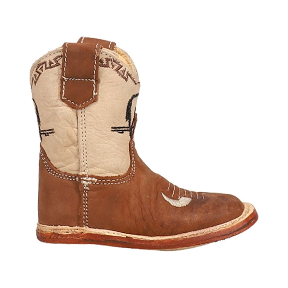 Roper Boys Cowbaby Embroidered Square Toe Cowboy Ankle Boots - Walmart.com