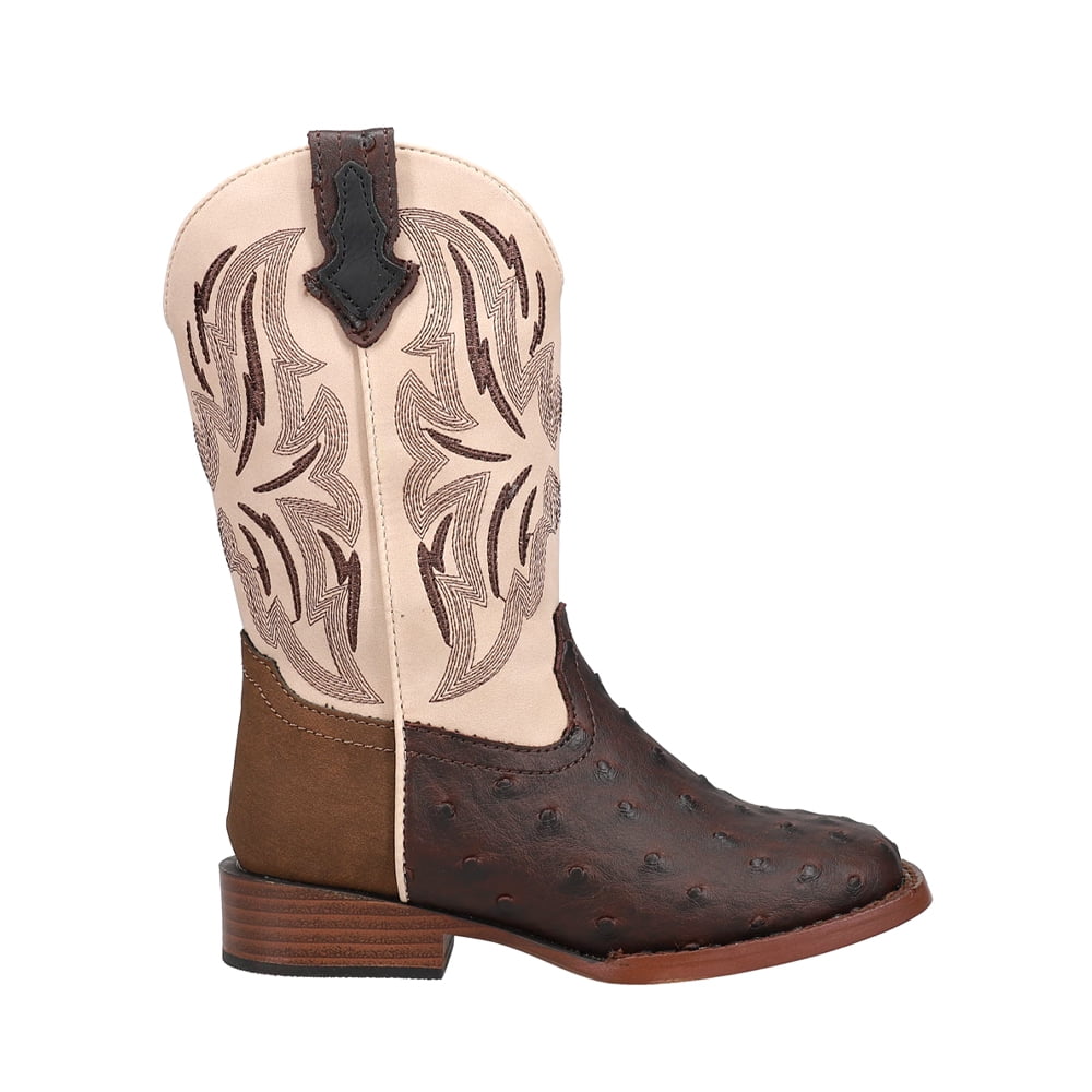Roper Boys Dalton Embroidered Square Toe Cowboy Mid Calf Boots ...