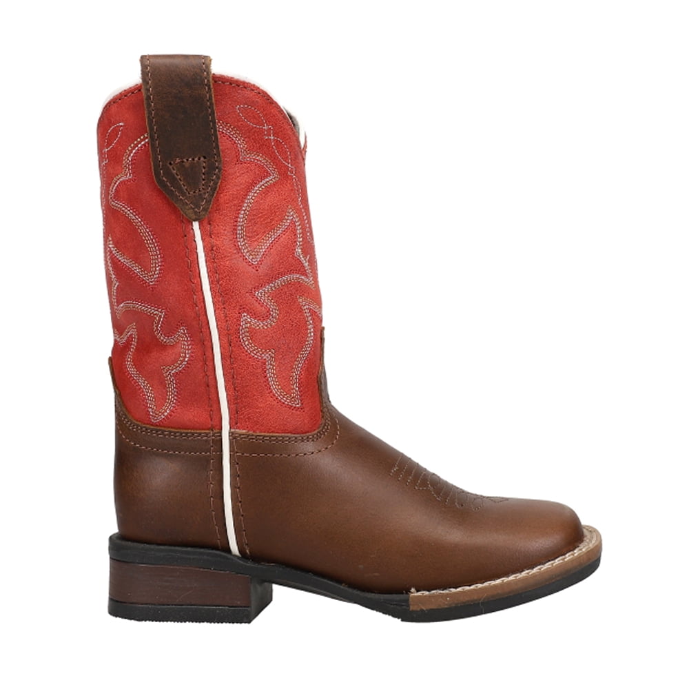 Roper Boys Monterey Embroidered Square Toe Cowboy Mid Calf Boots ...